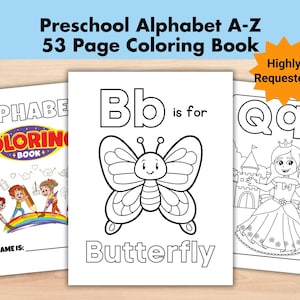 Alphabet Coloring Pages, Preschool Coloring Pages, Preschool Activity ...