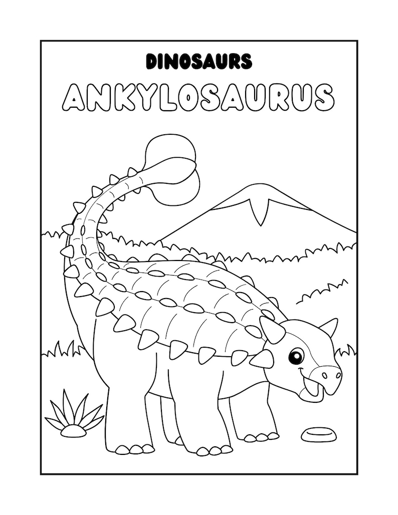 Dinosaur Coloring Pages Printable Alphabet, Dinosaur Activity for Kid ...