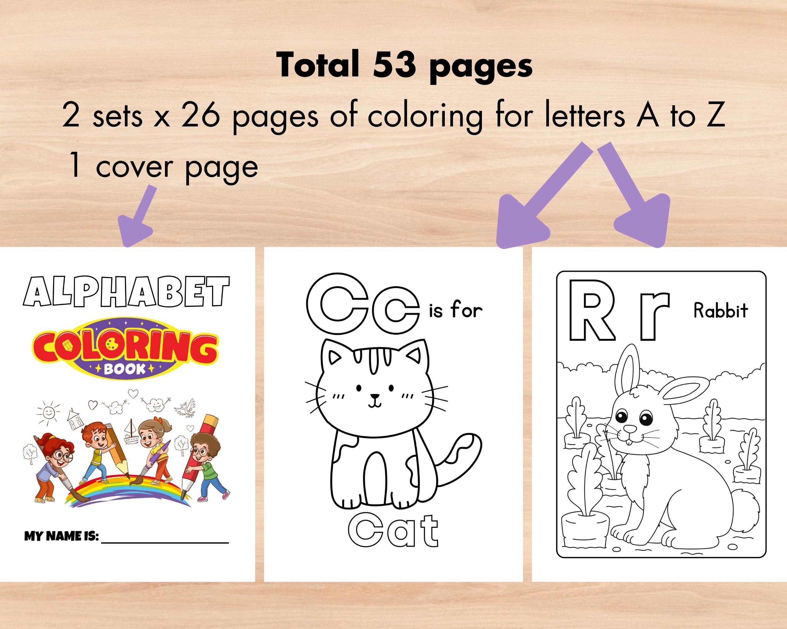 Alphabet Coloring Pages, Preschool Coloring Pages, Preschool Activity ...