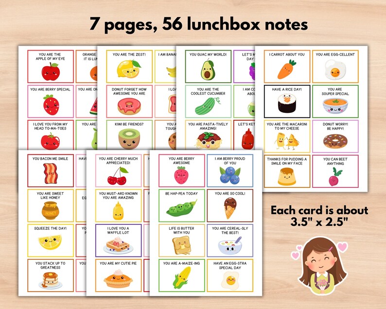 Funny Lunchbox Note Card, Funny Food Puns Jokes, Printable Lunch Note ...