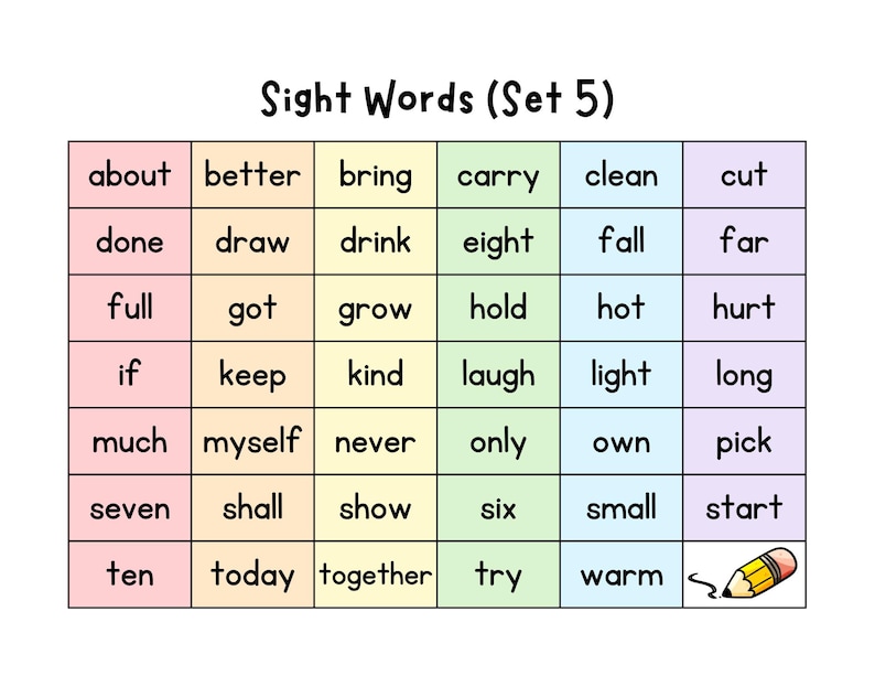 Sight Word Dab It Worksheet, Sight Word Activity, Printable Worksheets ...
