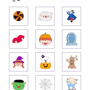 Pattern Worksheets, What Comes Next Game, Halloween Printable Busy Book ...