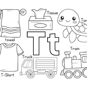 26 Alphabet Coloring Pages, Preschool Coloring Page, Preschool ...