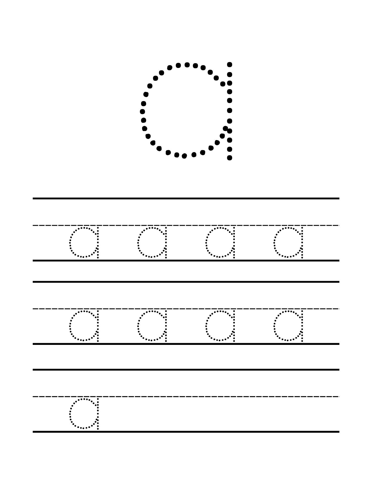 Kindergarten Alphabet Tracing Pages, Uppercase and Lowercase Letters ...