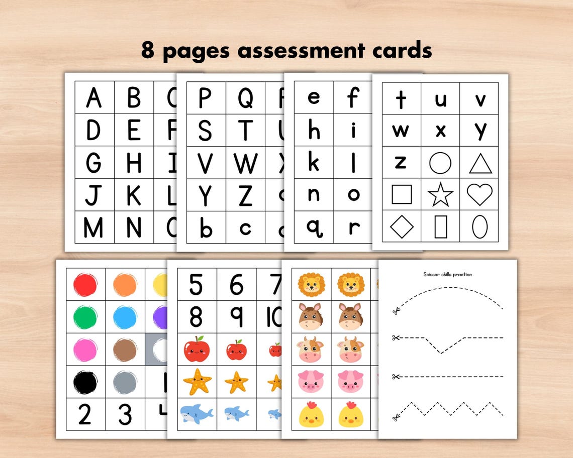 Preschool Assessment Forms Printable, Prek Assessment, Printable ...