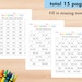 Count to 100 Number Chart Worksheets Printable Preschool, Skip Counting ...