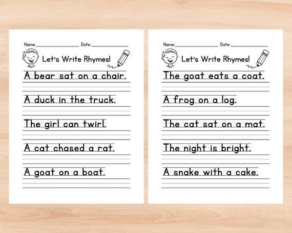 Read Write Inc D Rhyme
