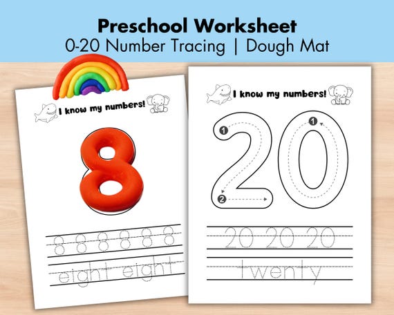 Giant Printable Numbers Preschool Color By Number Printables