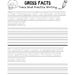 42 Gross Facts Write the Sentence Worksheet, Printable Sentences ...
