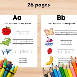 Preschool Alphabet Tracing Worksheets, Printable ABC Lowercase ...