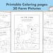 30 Farm Animals Coloring Pages for Kids, Farm Coloring Page, Farm ...
