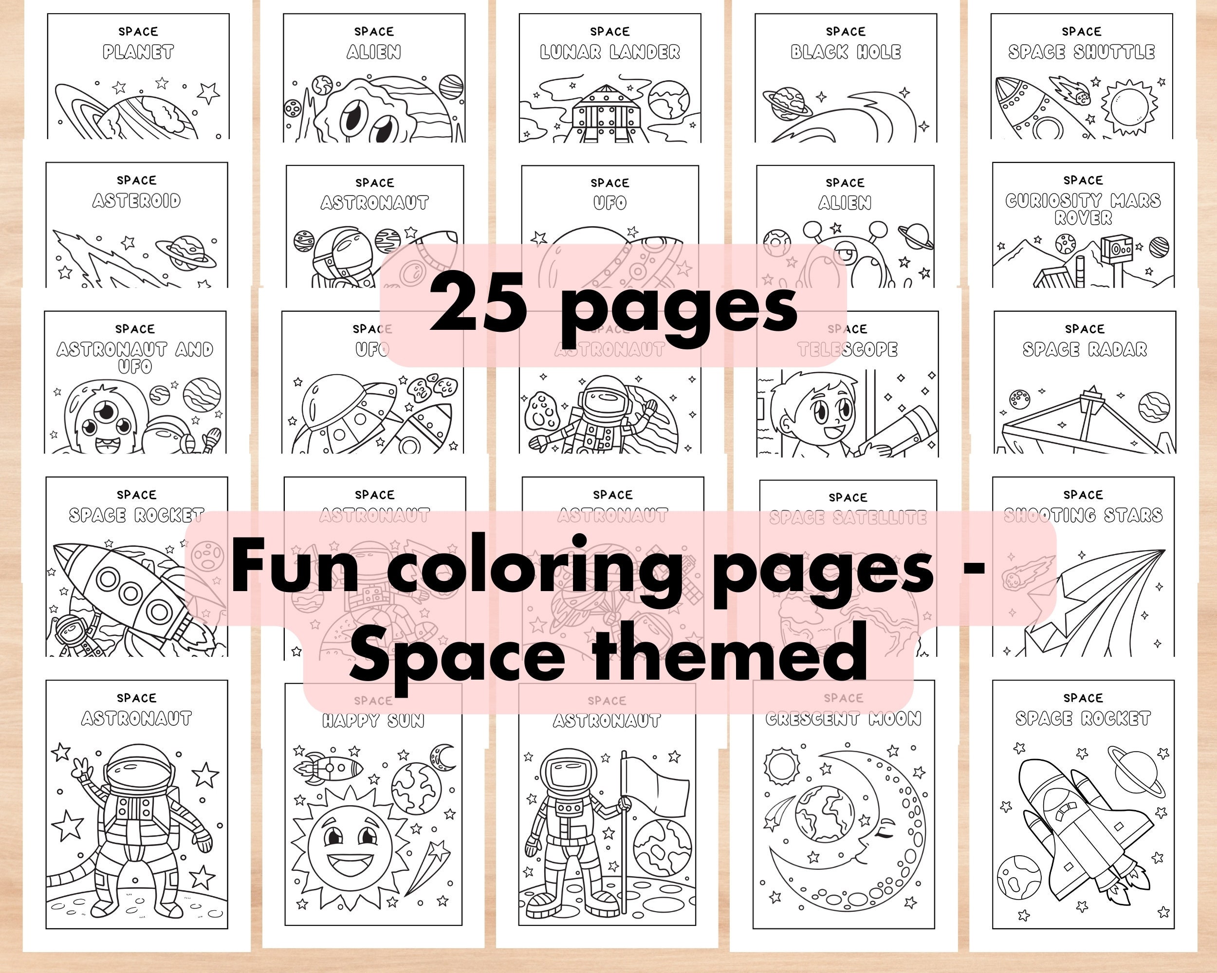 25 Jumbo Solar System Coloring Pages Printable Space Coloring, Kid ...