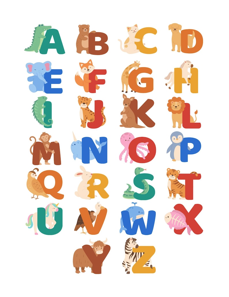 Alphabet Clip Cards, Uppercase A to Z, Preschool Alphabet Activities ...