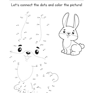 Dot to Dot Worksheet Connect the Dots Printable Pages, Preschool ...