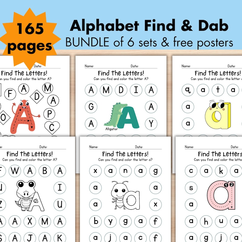 Preschool Letter a Review - Etsy