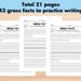 42 Gross Facts Write the Sentence Worksheet, Printable Sentences ...