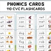 CVC Word Flashcards for Kids, 106 Words & Pictures (PDF) - Etsy