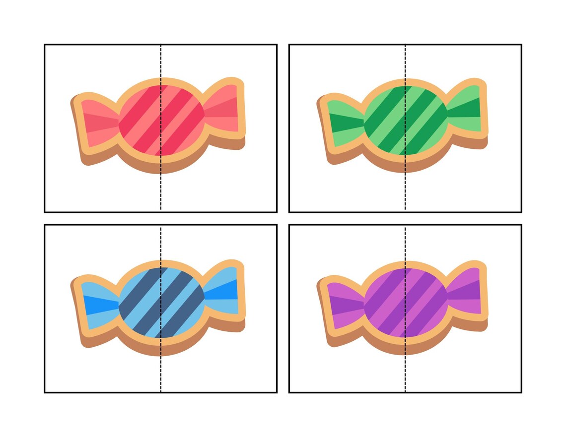 Halloween Memory Match Game, Complete the Pictures, Montessori ...