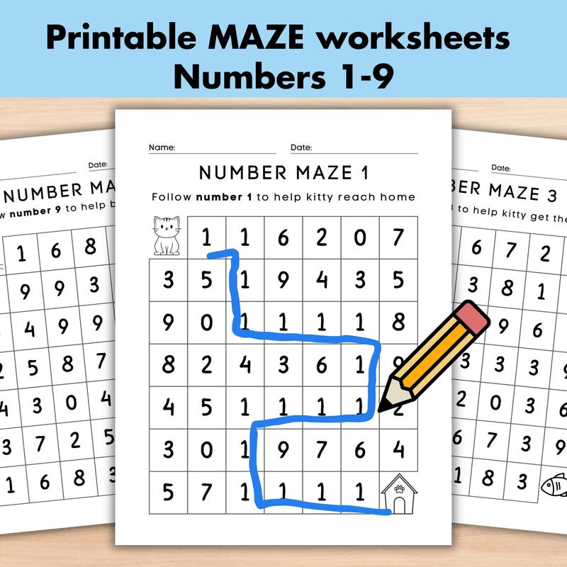 Maze Number 9 - Etsy