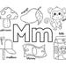 26 Alphabet Coloring Pages, Preschool Coloring Page, Preschool ...