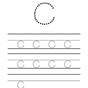 Kindergarten Alphabet Tracing Pages, Uppercase and Lowercase Letters ...