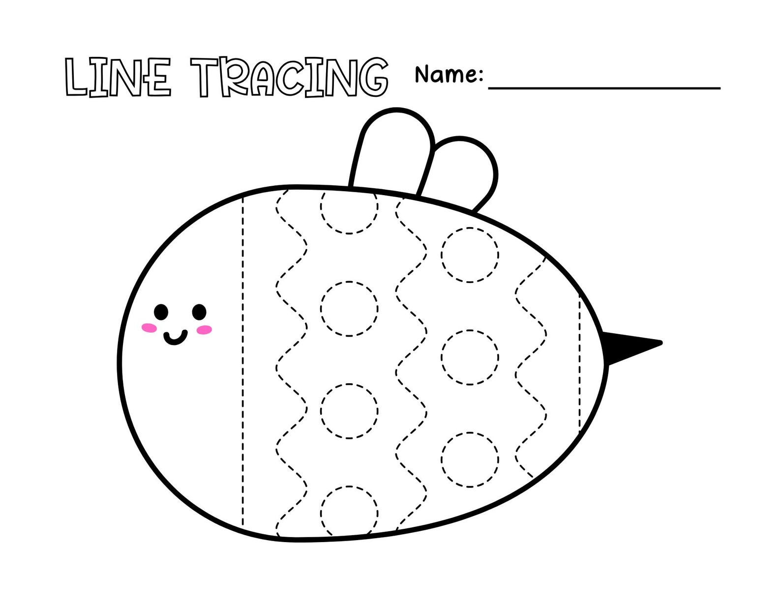 70 Preschool Line Tracing Worksheet Bundle, Line Trace Page Printable ...