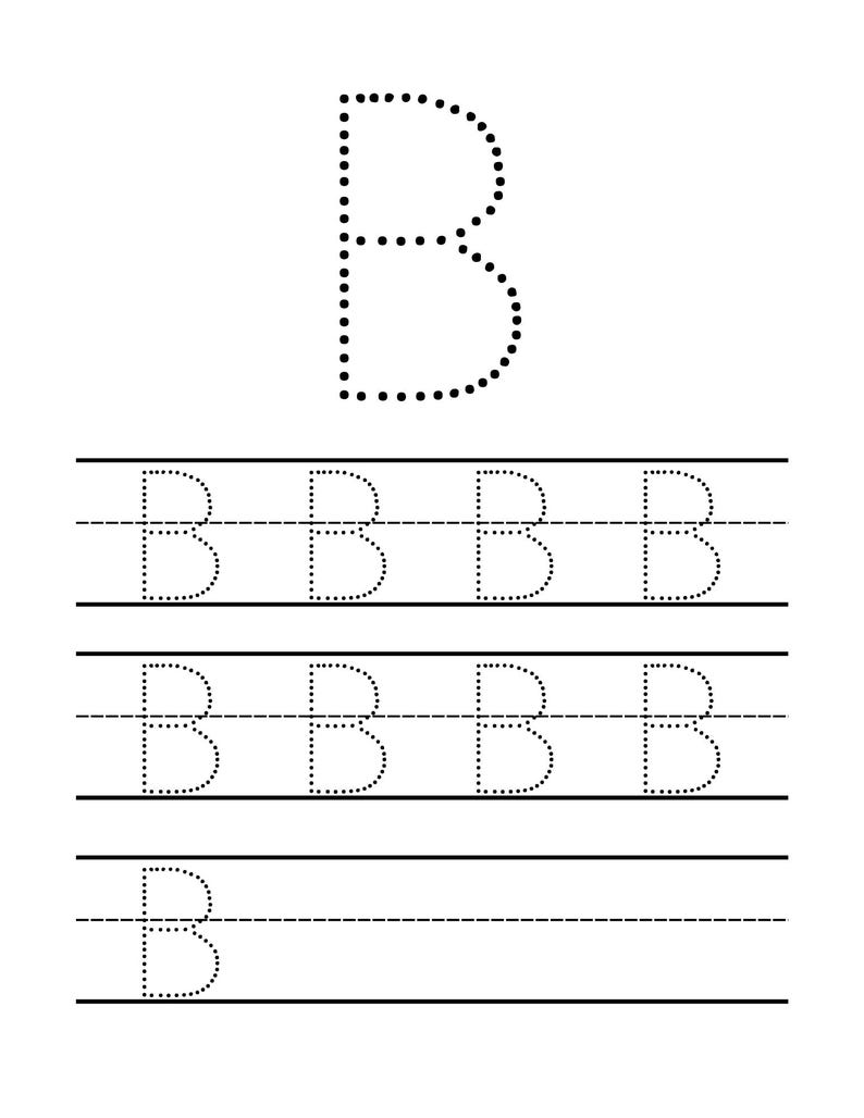 Kindergarten Alphabet Tracing Pages, Uppercase and Lowercase Letters ...