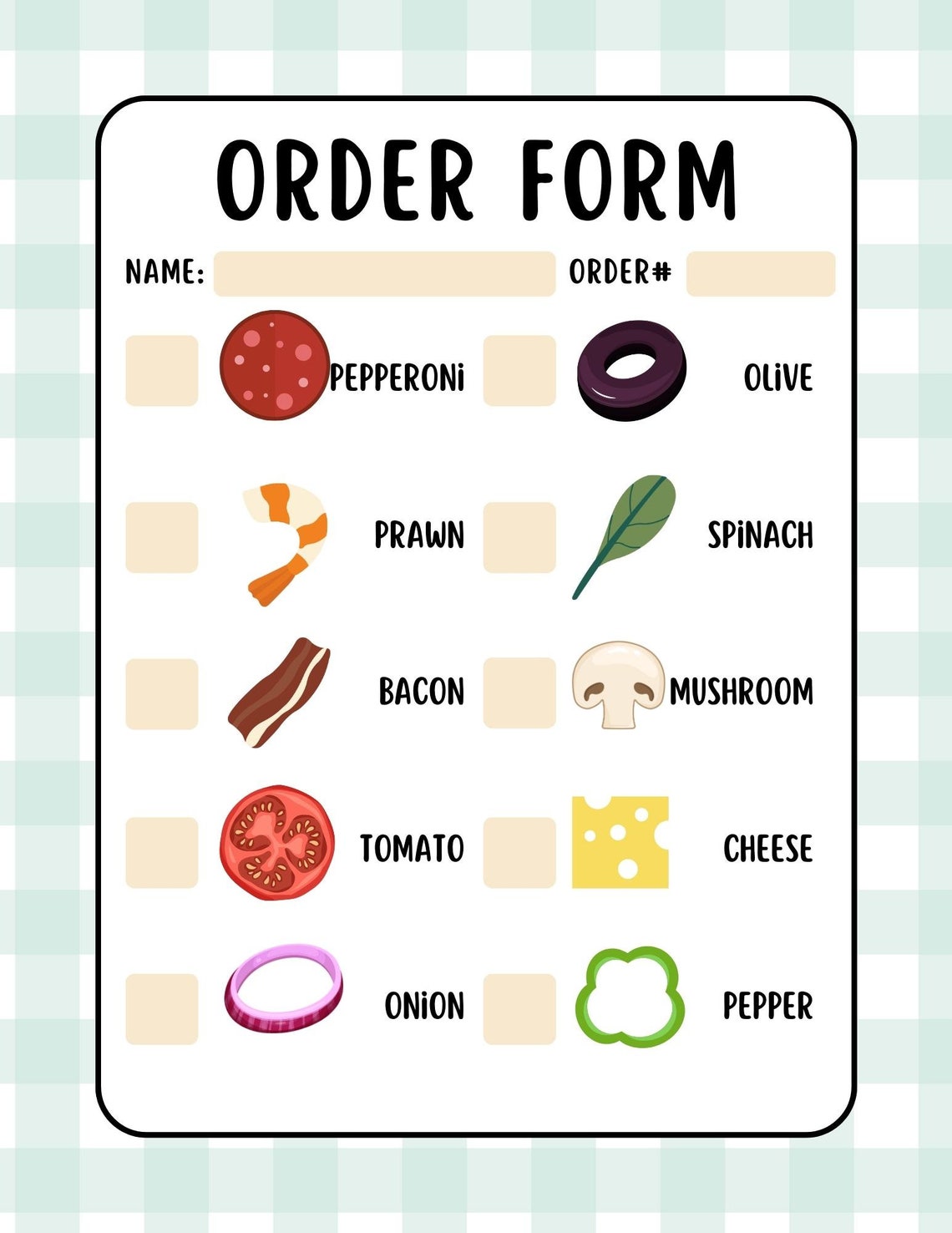 Pretend Play Build a Pizza, Dramatic Play Set, Playmoney, Homeschool ...