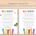 End of Year Poem From Preschool Teacher, Editable Goodbye Letter for ...