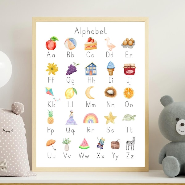 Abc Poster - Etsy