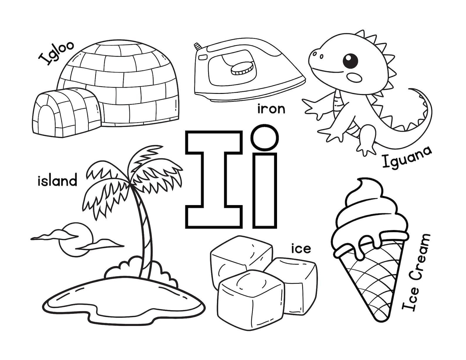 26 Alphabet Coloring Pages, Preschool Coloring Page, Preschool ...