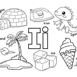 26 Alphabet Coloring Pages, Preschool Coloring Page, Preschool ...