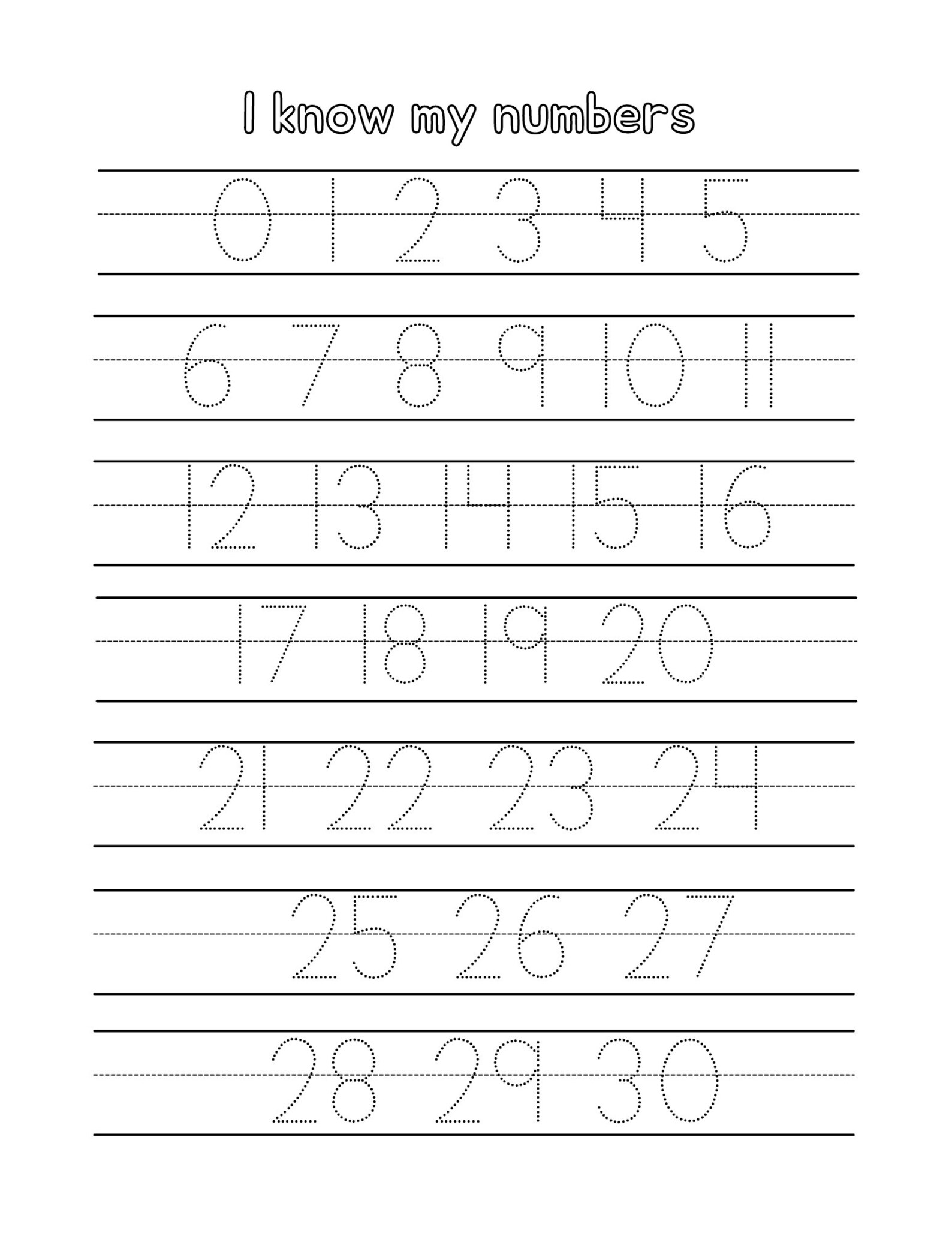 44 Alphabet Numbers Tracing Worksheets Handwriting Practice for ...