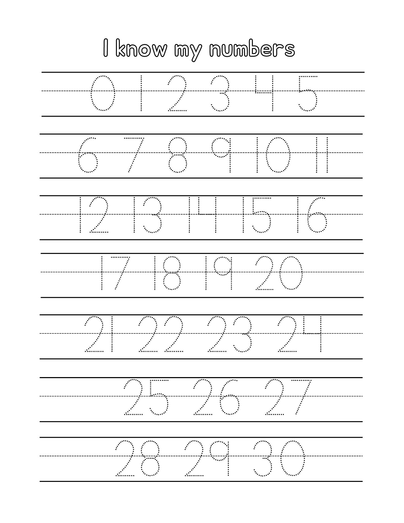 44 Alphabet Numbers Tracing Worksheets | Handwriting Practice for ...