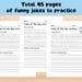 Jokes Write the Sentence Worksheets, Printable Sentences Writing ...