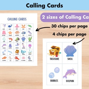 Ocean Bingo for Kid, Under the Sea Beach Bingo, 30 Printable Ocean ...