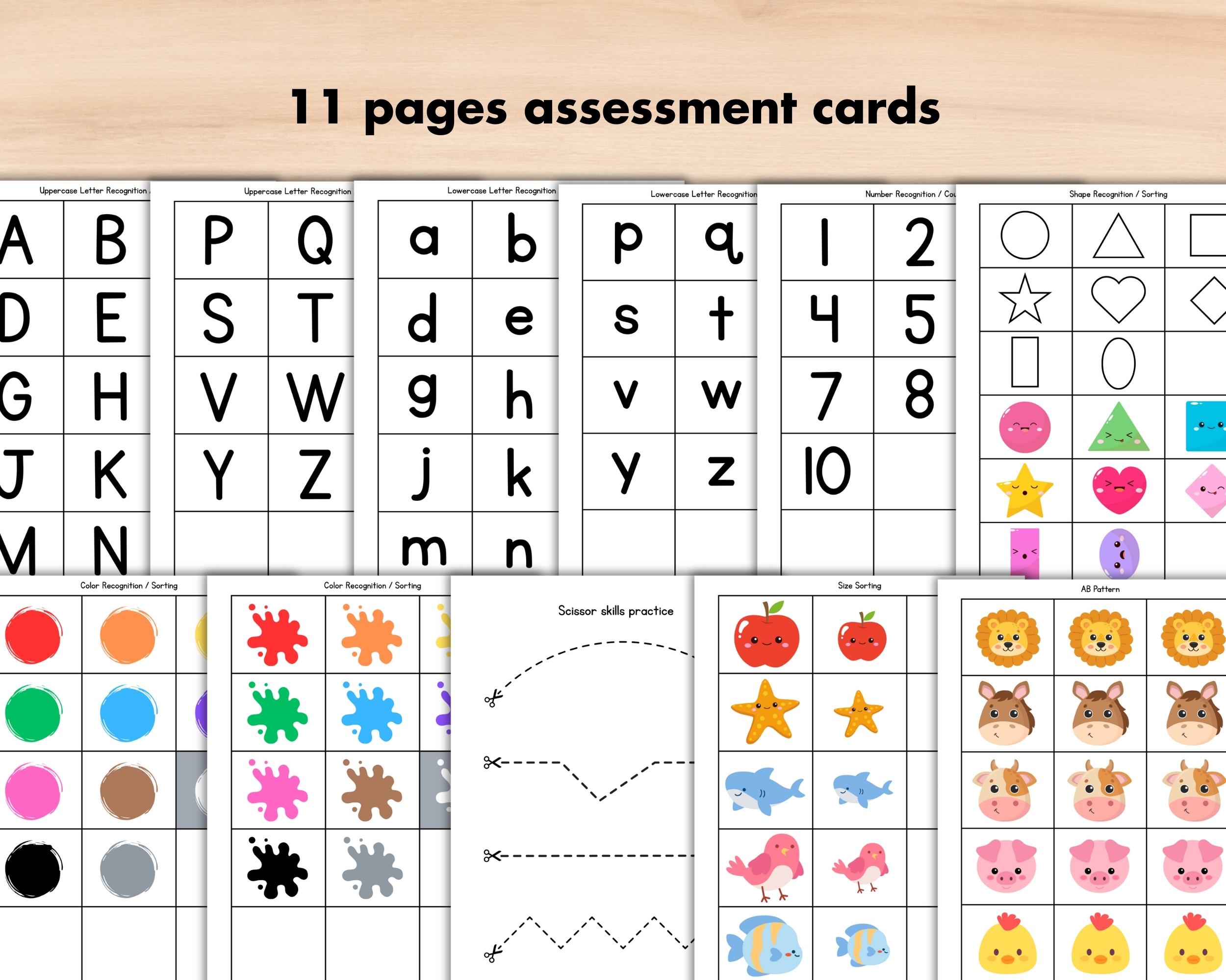 Preschool Assessment Forms Printable, Prek Assessment, Printable ...