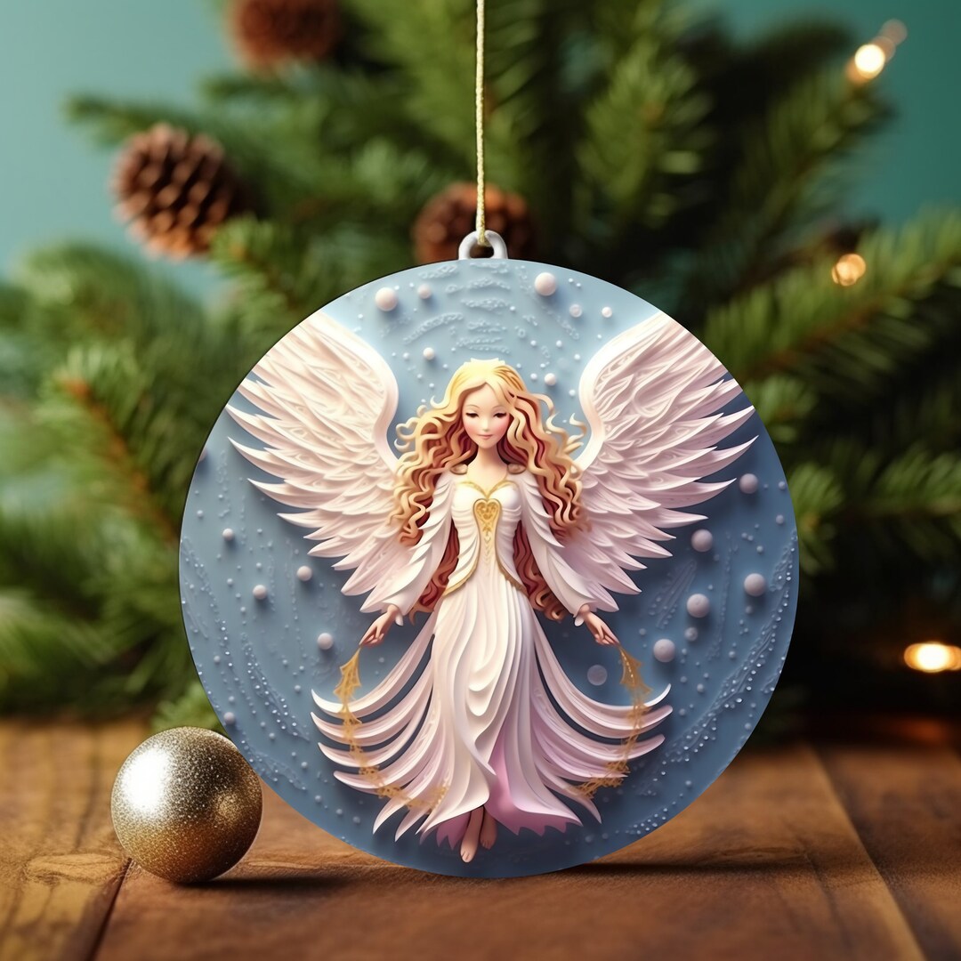 3D Christmas Angel Doll Quilled Angel Doll PNG Christmas - Etsy