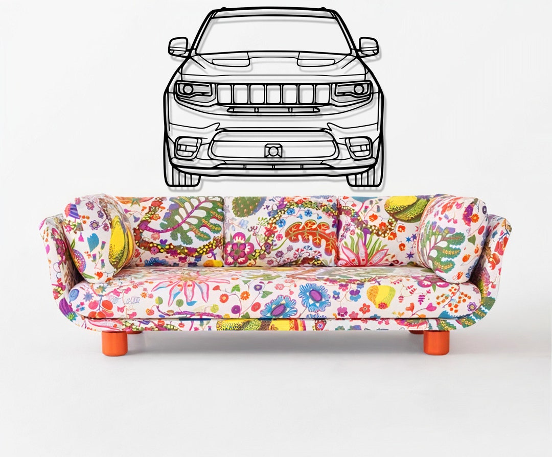 Grand Cherokee SRT 2020 Front Car Wall Art , Car Wall Decor, Gifts ...