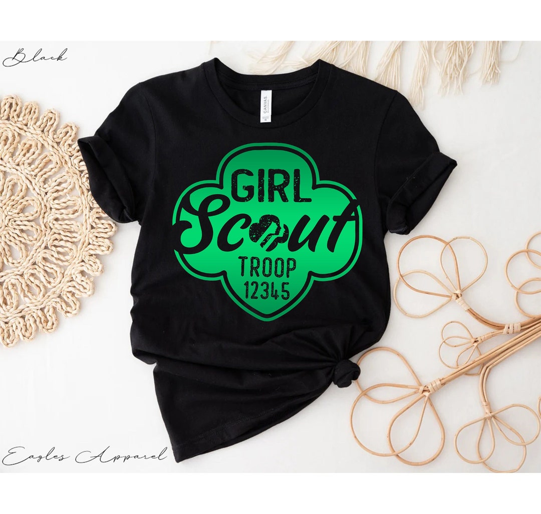 Custom Girl Scout T Shirt, Scout Troop Shirt, Girl Scout Leader Shirt ...
