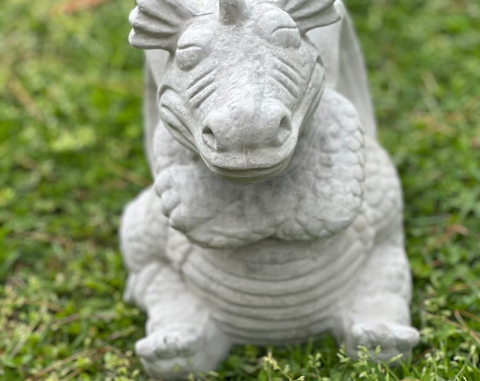 Dragon Statue, Concrete Dragon, Cement Dragons, Garden Dragons ...