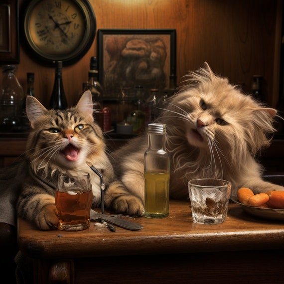 Funny Drunk Animal