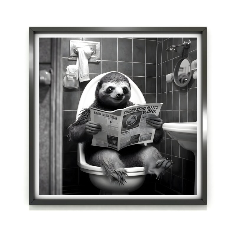 Sloth Wall Art - Etsy