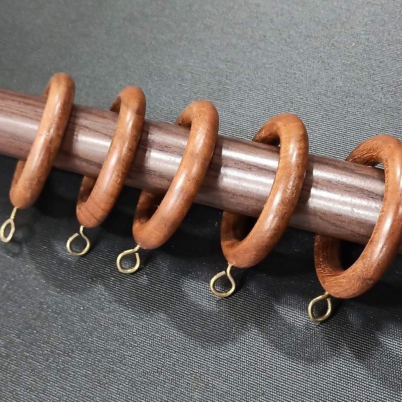 Wood Curtain Rod - Etsy