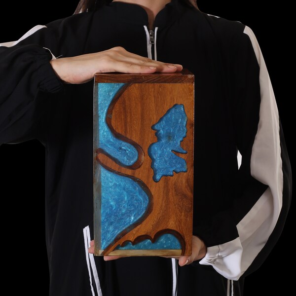 Wood Epoxy Resin Urn - Etsy