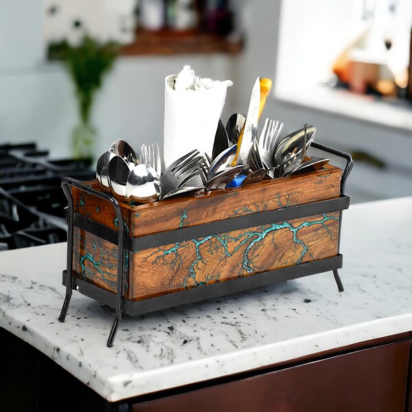 Silverware Caddy - Etsy