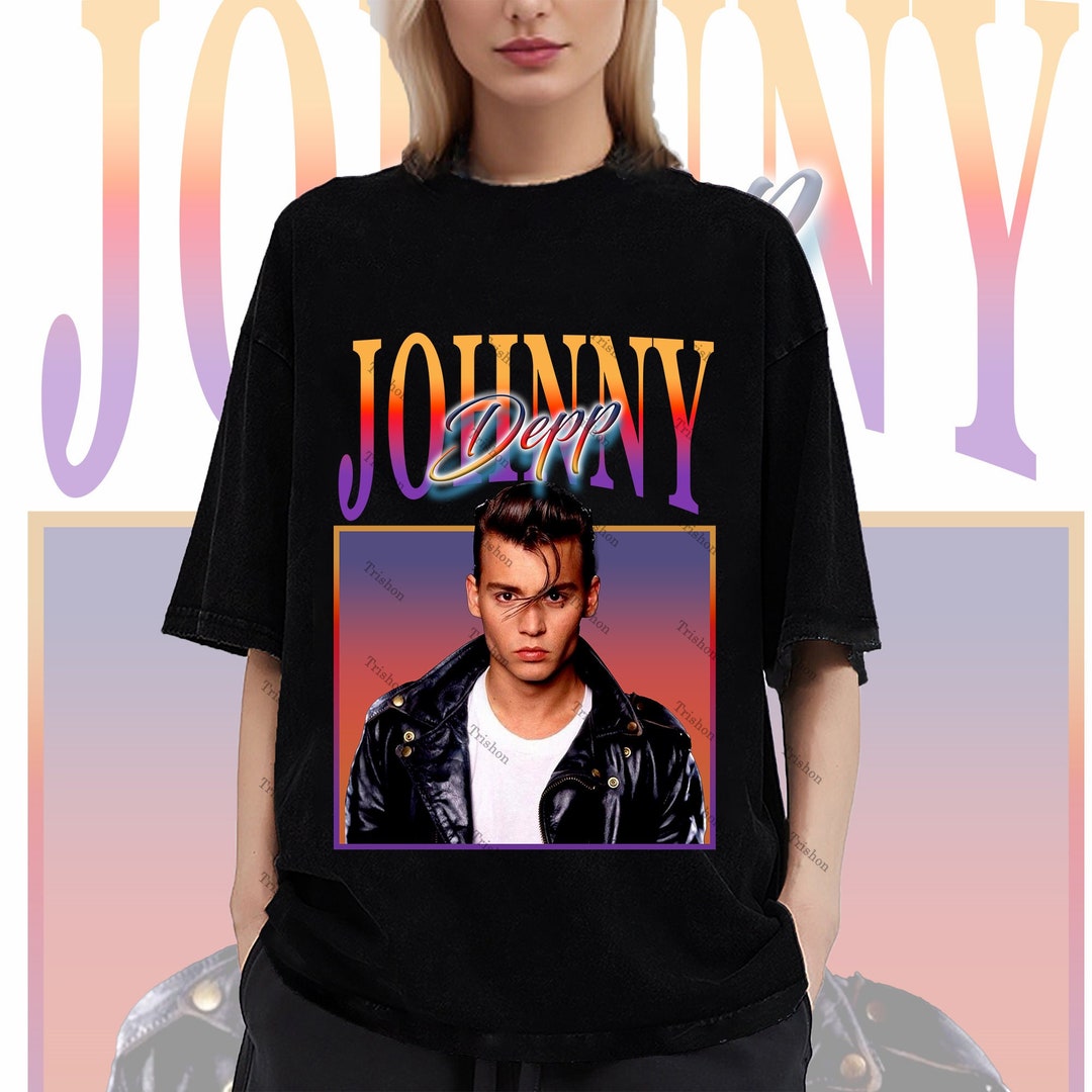 Retro Johnny Depp Shirt johnny Depp Hoodiepirate Johnny Depp - Etsy