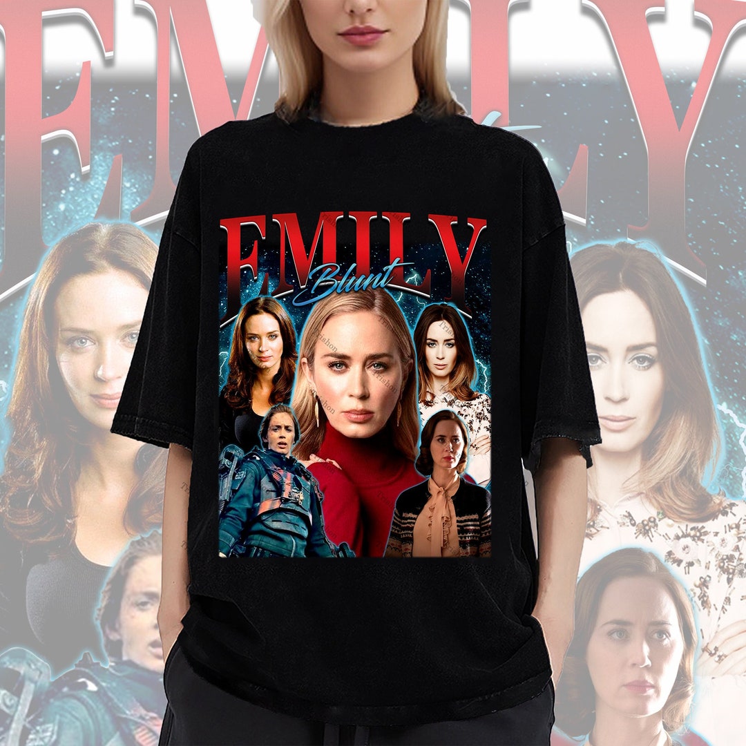 Retro Emily Blunt Shirt emily Blunt Tshirt,emily Blunt T-shirt,emily ...