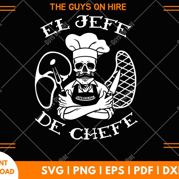 El Jefe Svg - Etsy