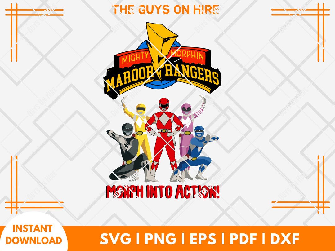 Power Png, Ranger Svg, Ranger Caprisun, Digital Download, Silhouette ...